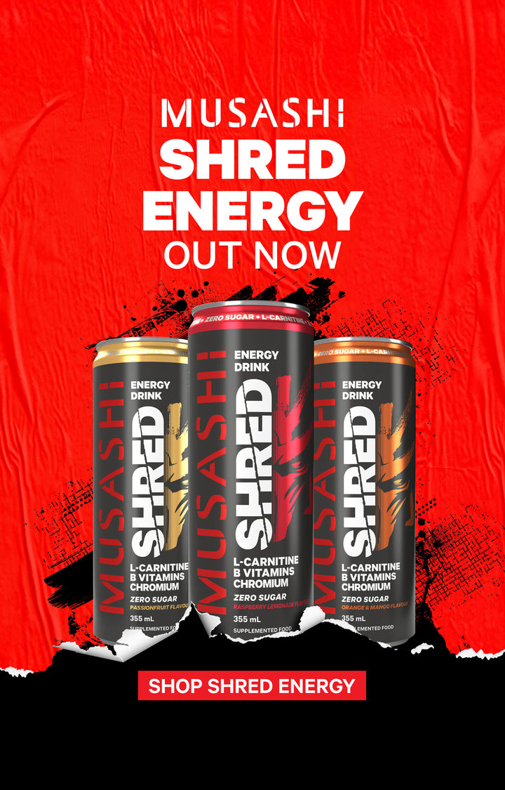 Shred & Burn Protein Powder – Musashi NZ