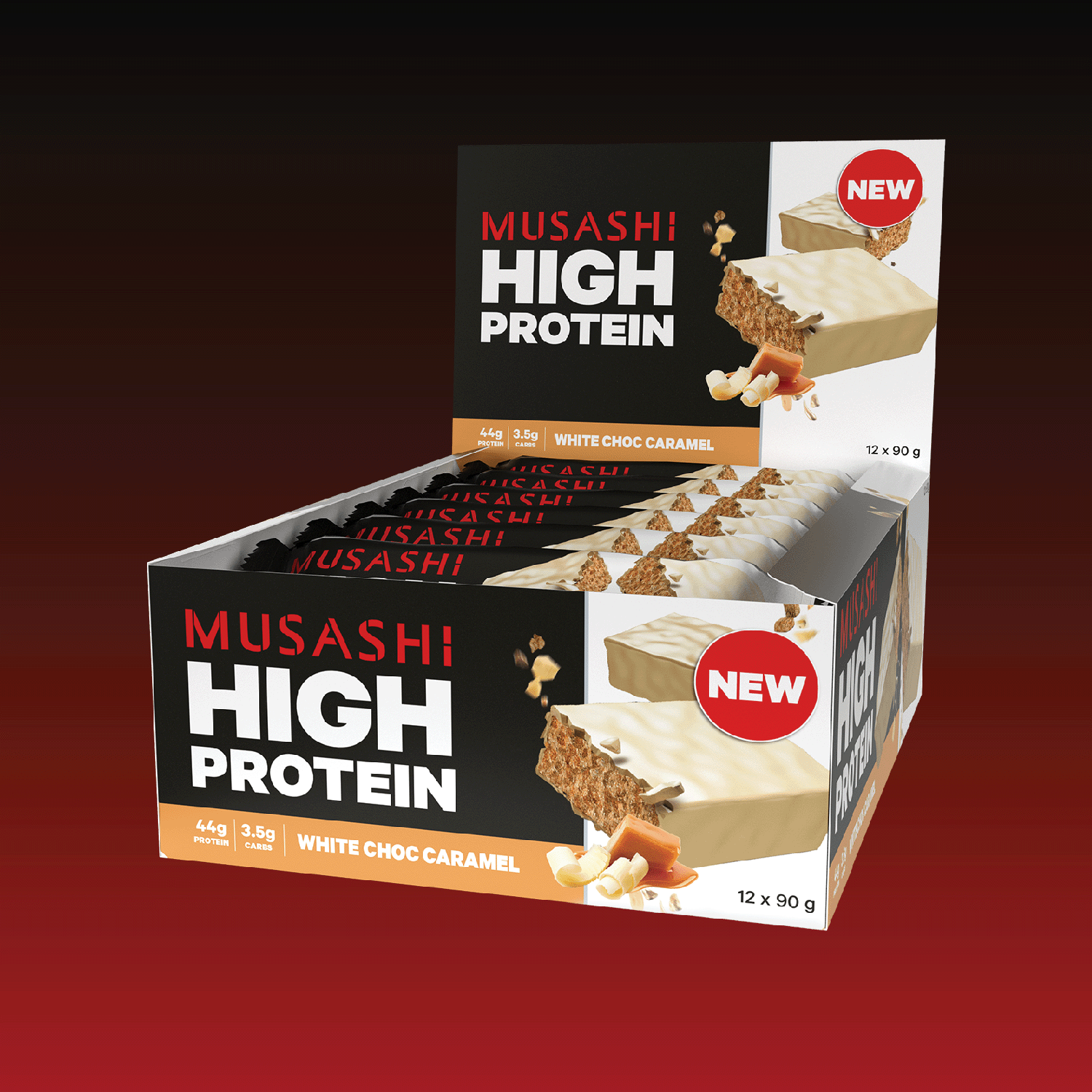 MUSASHI HIGH PROTEIN Bar 90G (Box of 12 Bars) – Musashi NZ